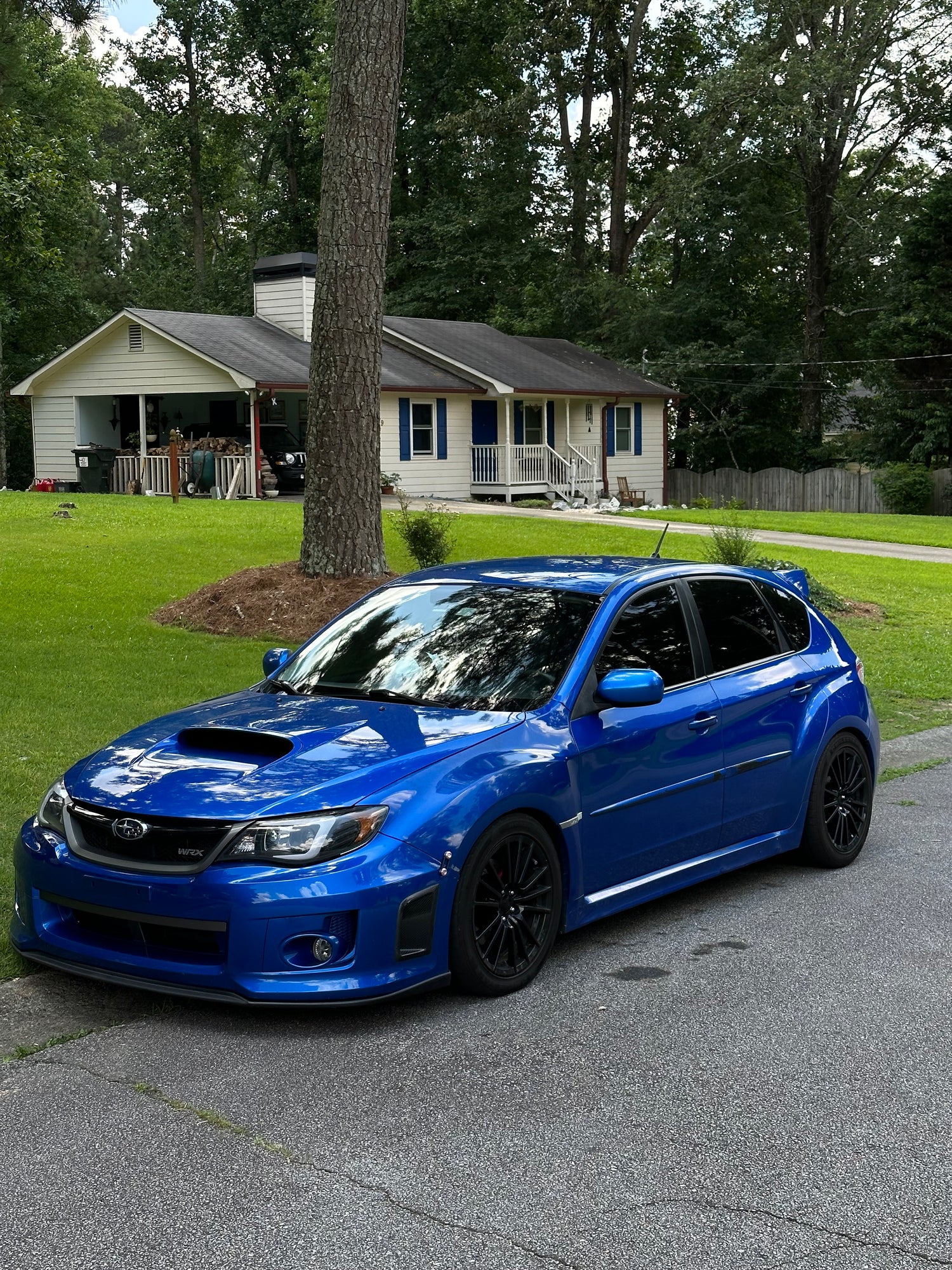 2013 Subaru Impreza WRX with 20mm Wheel Spacers – Titan Wheel Accessories