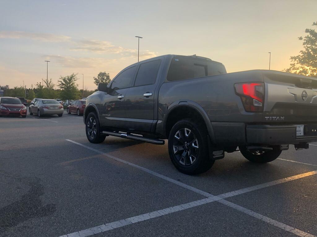 2020 Nissan Titan with 1.5" Inch Wheel Spacers – Titan Wheel Accessories