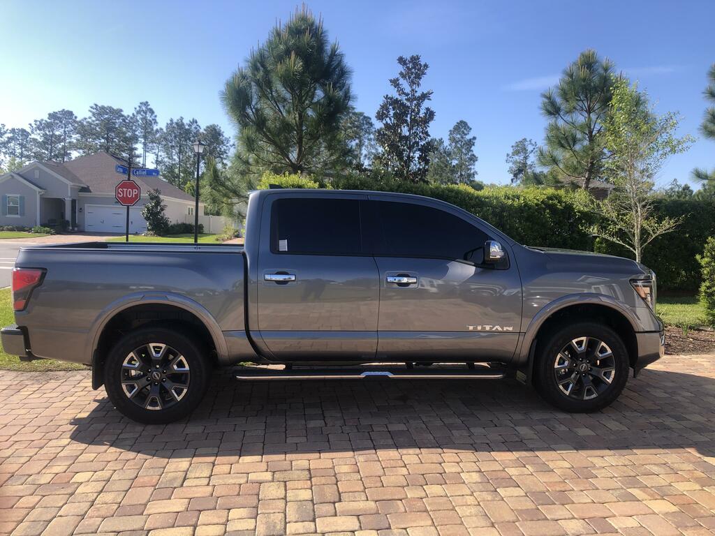 2020 Nissan Titan with 1.5" Inch Wheel Spacers – Titan Wheel Accessories